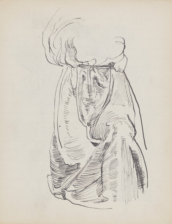 Studies of drapery by George Wilson | National Galleries of Scotland