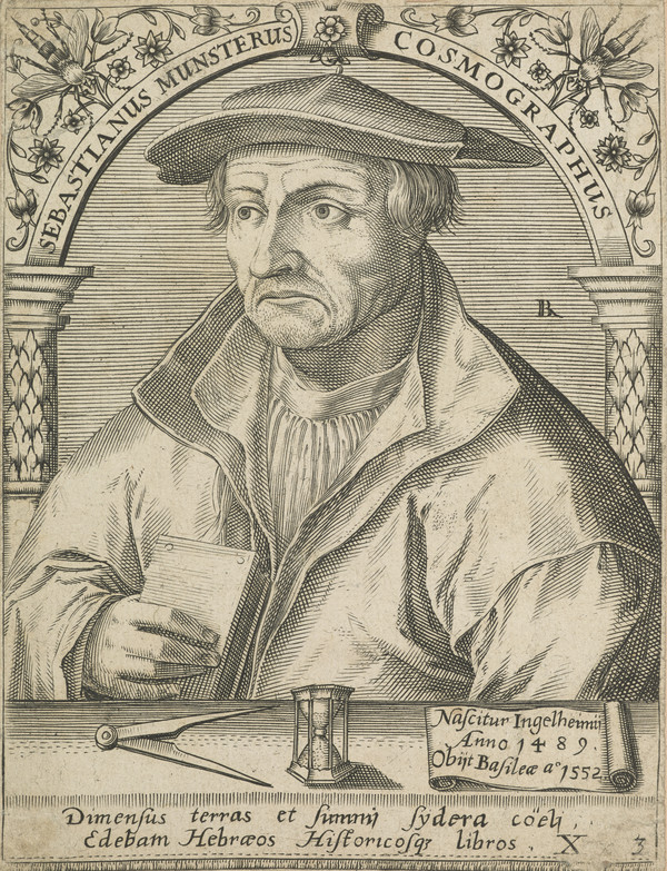Sebastian Munster, 1489 - 1552. Franciscan monk | National Galleries of ...