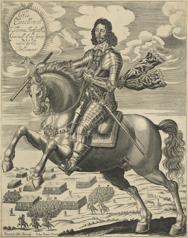 Thomas Fairfax, 1612 - 1671. General in the parliamentary army by William Marshall | National ...