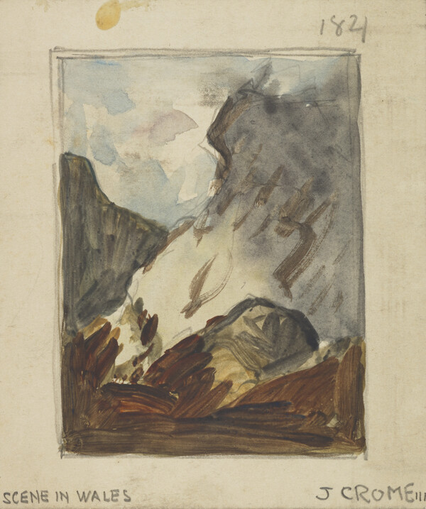 A Mountain Scene by Stanley Cursiter | National Galleries of Scotland