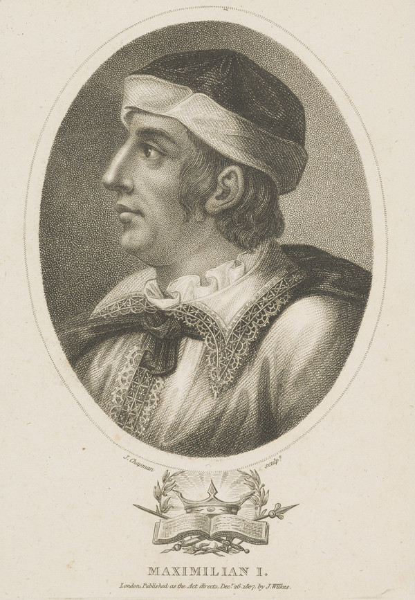 Maximilian I, 1459 - 1519. Holy Roman Emperor by J. Chapman | National ...