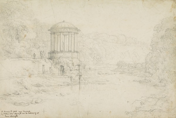St Bernard's Well, Stockbridge, Edinburgh [Verso: Sketch of a Child's ...