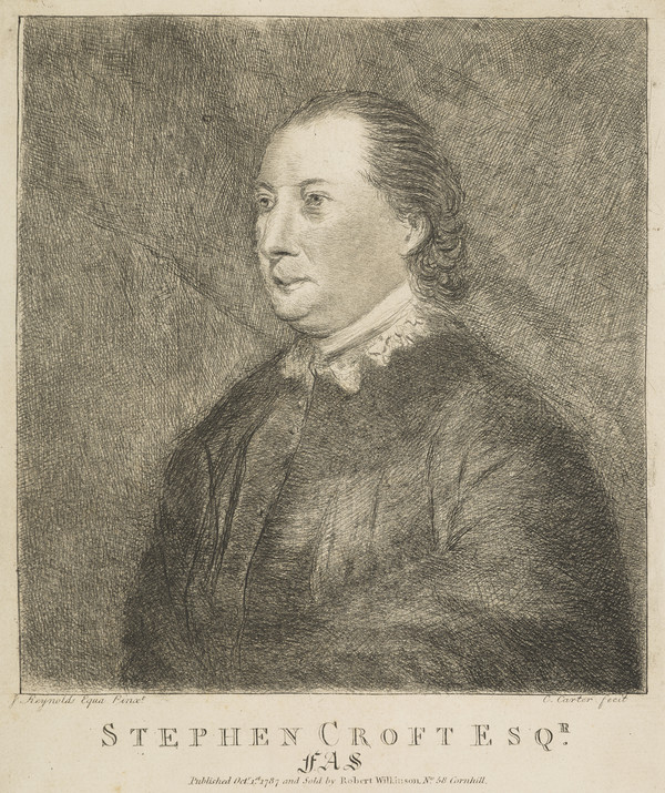 Stephen Croft, d. 1813. Of Stillington Hall, Yorks by C. Carter ...