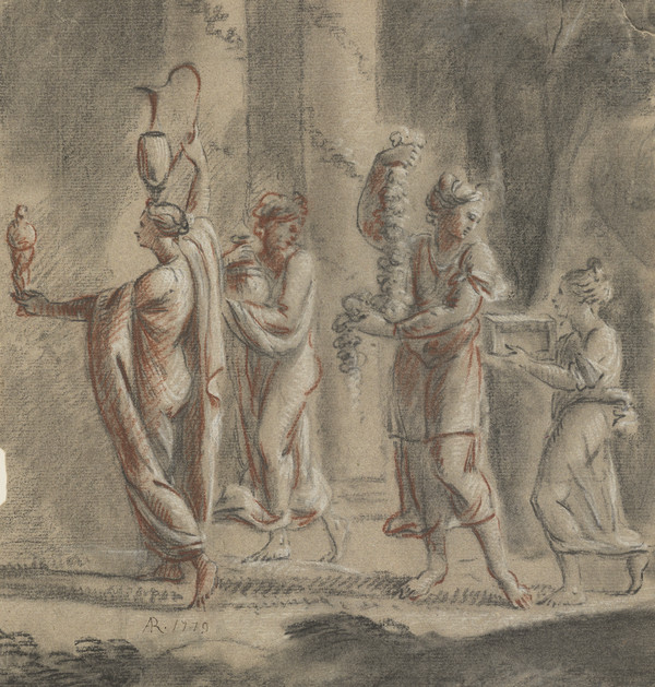 Four Female Figures by Alexander Runciman | National Galleries of Scotland