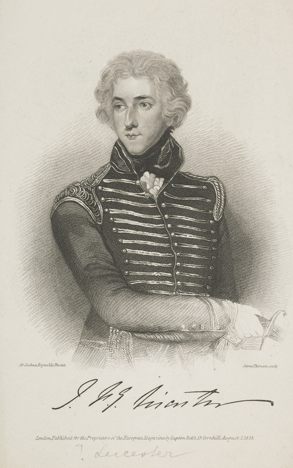 Sir John Fleming Leicester, 1762 - 1827. Art Collector and Member of ...