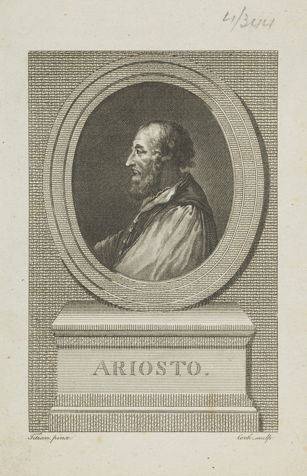 Lodovico Ariosto (Il Divino Ariosto), 1474 - 1533. Italian poet and ...