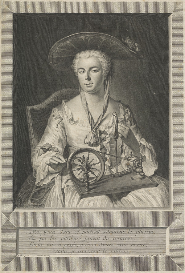 Mademoiselle Loiserolle. Sister-in-law of Jacques Aved, the painter by ...