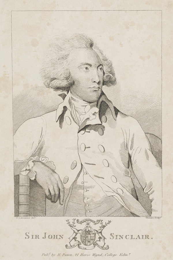 Sir John Sinclair, 1754 - 1835. Politician, statistician and ...