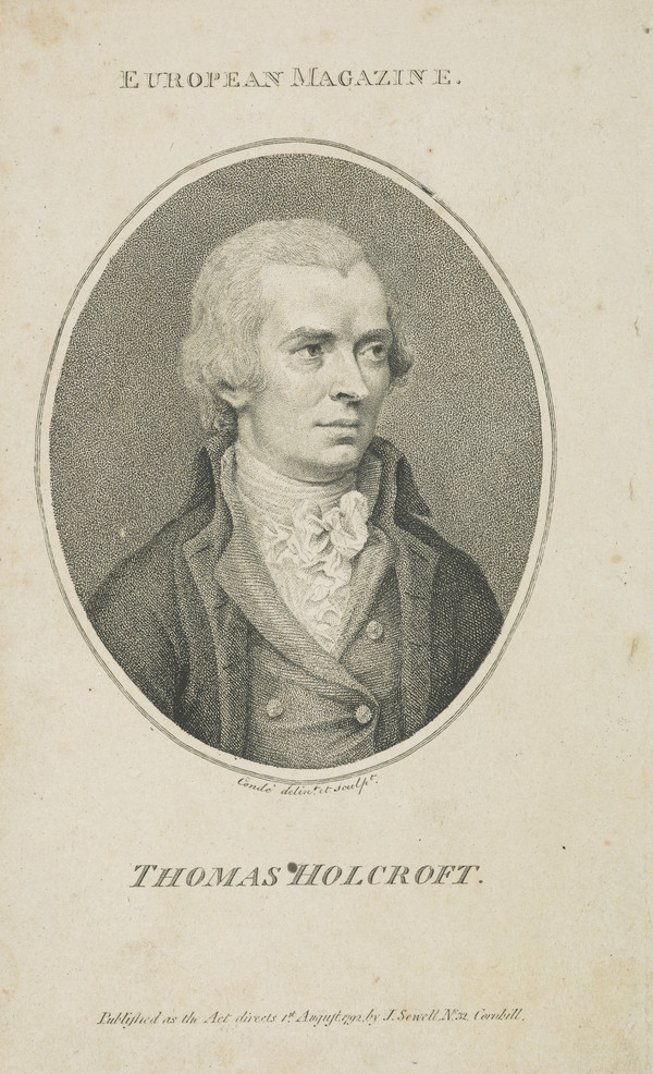 Thomas Holcroft, 1745 - 1809. Author and dramatist by John Conde ...
