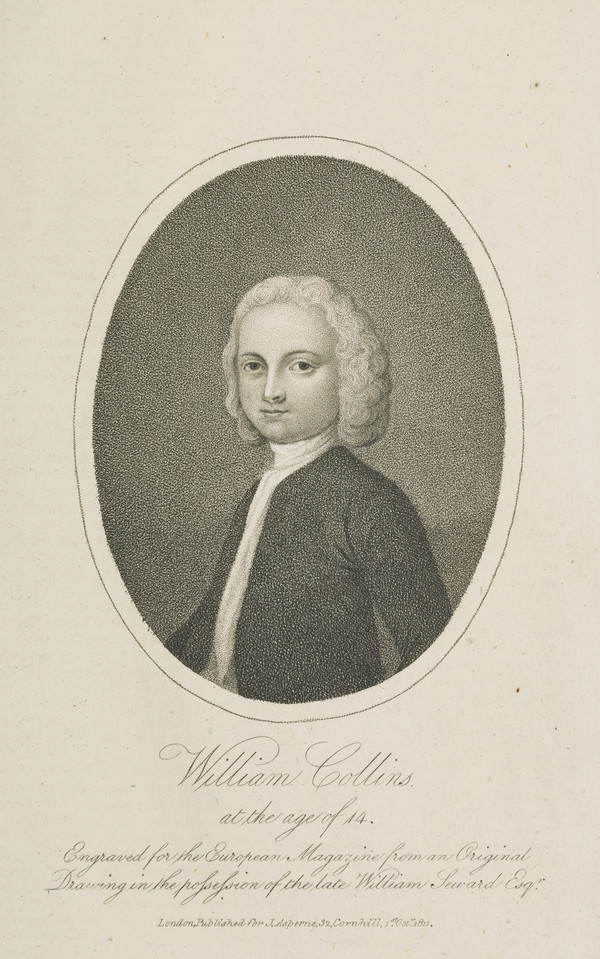 William Collins, 1721 - 1759. Poet by William Seward | National ...