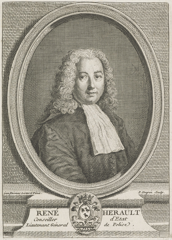 Rene Herault, 1691 - 1740. French statesman by Pierre Dupin | National ...