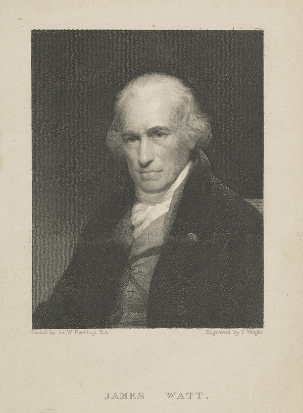 James Watt, 1736 - 1819. Engineer and inventor by T. Wright | National ...