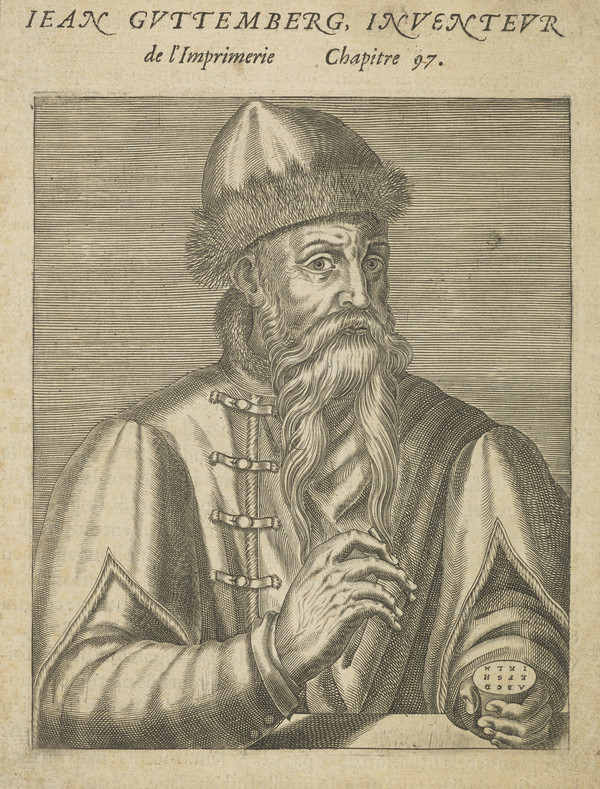 Johannes Gutenberg, 1397 - 1468. German inventor of printing | National ...