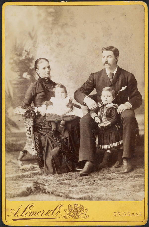 Unknown Family with Young Children by Albert Lomer & Co | National ...