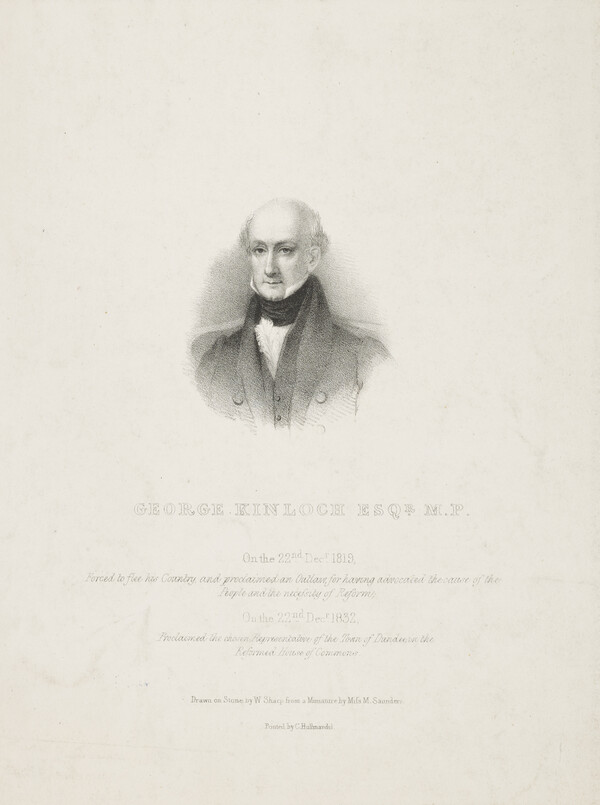 George Kinloch, 1775 - 1833. Member of Parliament for Dundee by William Sharp | National ...