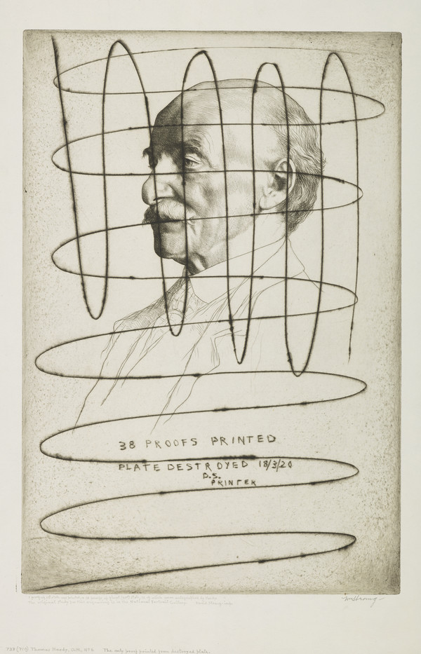 Thomas Hardy, O.M., No. 6 (Strang No. 738) by William Strang | National ...