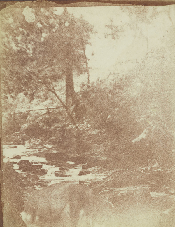 Burnside, Fife. Woodland and stream [Landscape] by David Octavius Hill ...