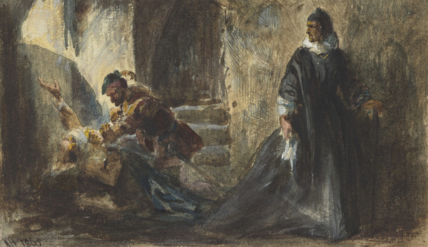 The Murder of Rizzio (?) by Keeley Halswelle | National Galleries of ...