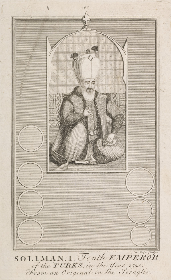 Soliman I (Suleyman the Magnificent), 1494 - 1566. Emperor of the Turks ...