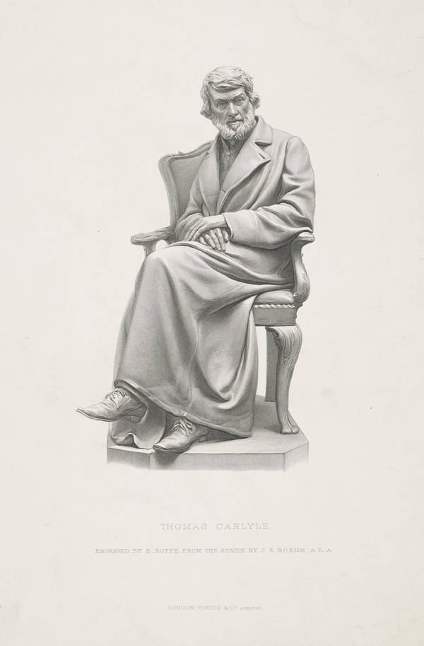 Thomas Carlyle, 1795 - 1881. Historian and essayist by Edwin Roffe ...