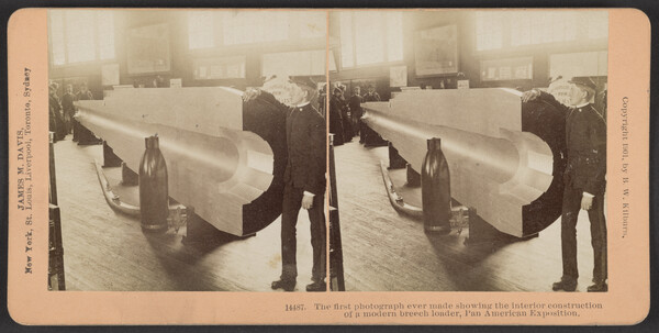 The first photograph ever made showing the interior construction of a ...