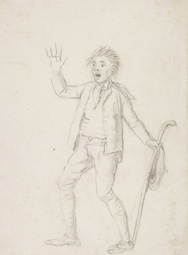 Illustration to Allan Ramsay's 'The Gentle Shepherd'. The Figure of ...
