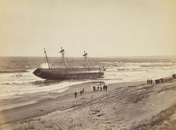 Sailing Ship Run Aground on the Beach | National Galleries of Scotland