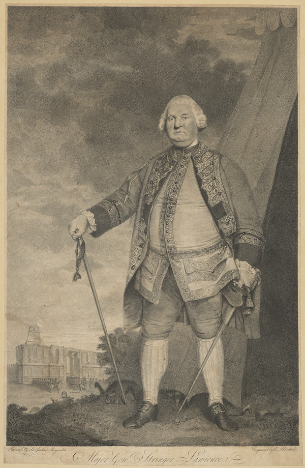Stringer Lawrence, 1697 - 1775. General; Commander-in-Chief in India by ...
