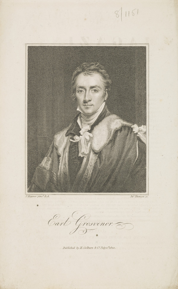 Robert Grosvenor, 1st Marquess of Westminster, 1767 - 1845 by J. Thomson | National Galleries of ...