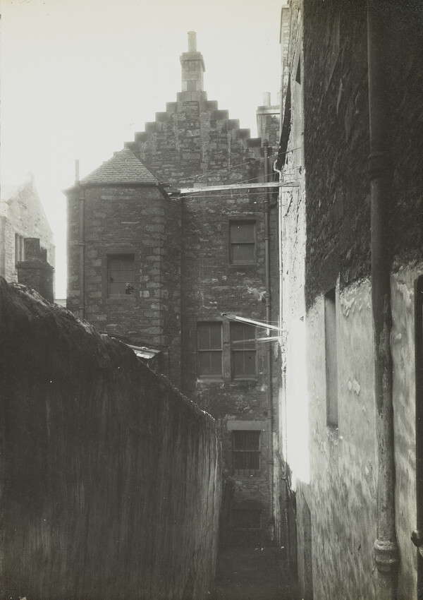 Sempill's Close, Castlehill, Lord Sempill's house at foot of close ...