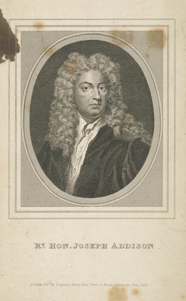 Joseph Addison, 1672 - 1719. Author and statesman | National Galleries ...