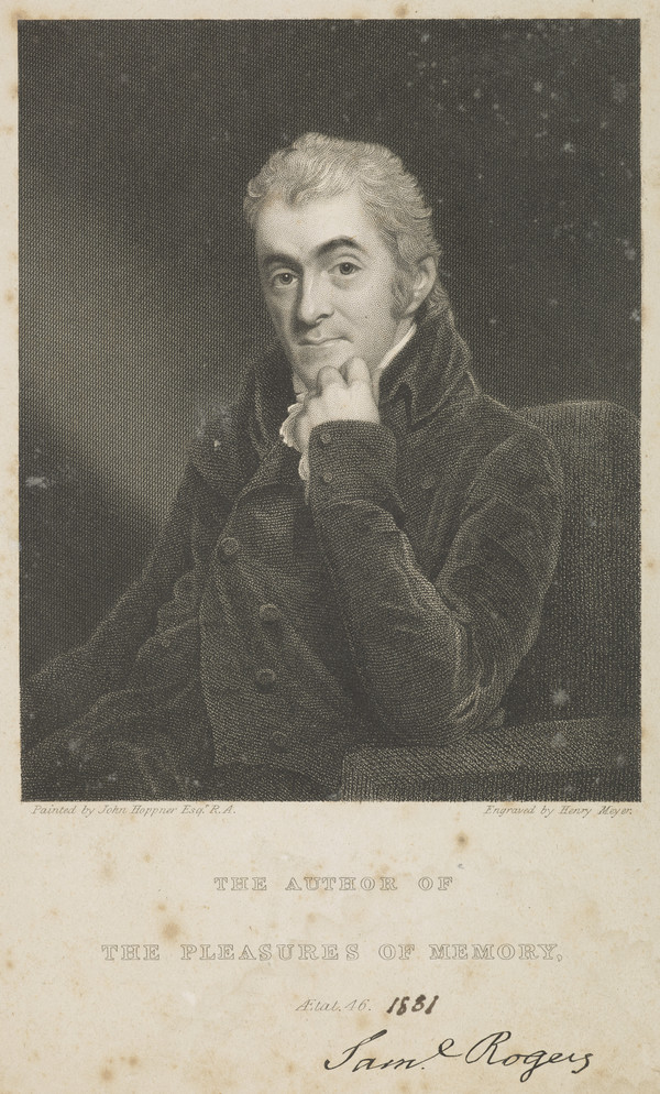 Samuel Rogers, 1763 - 1855. Poet by Henry Meyer | National Galleries of Scotland
