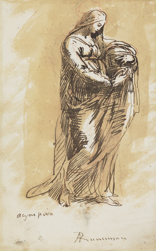 Agrippina Mourning the Ashes of Germanicus by Alexander Runciman ...