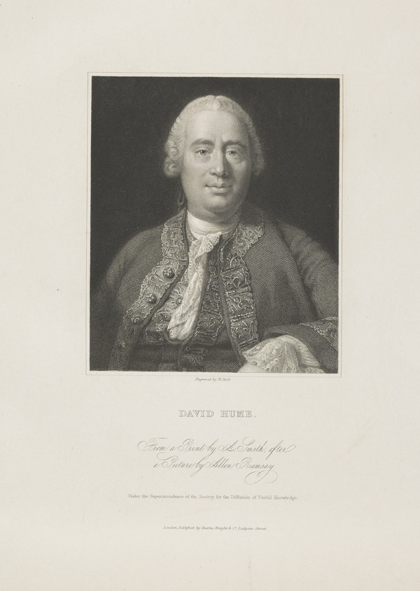 David Hume, 1711 - 1776. Historian and philosopher by William Holl ...