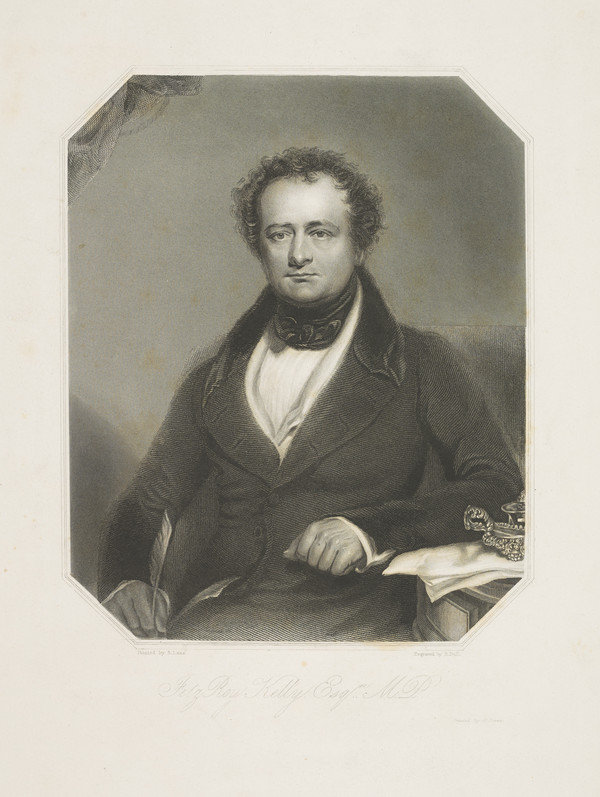 Sir Fitzroy Kelly, 1796 - 1880. Chief Baron of the Exchequer by S. Bull ...