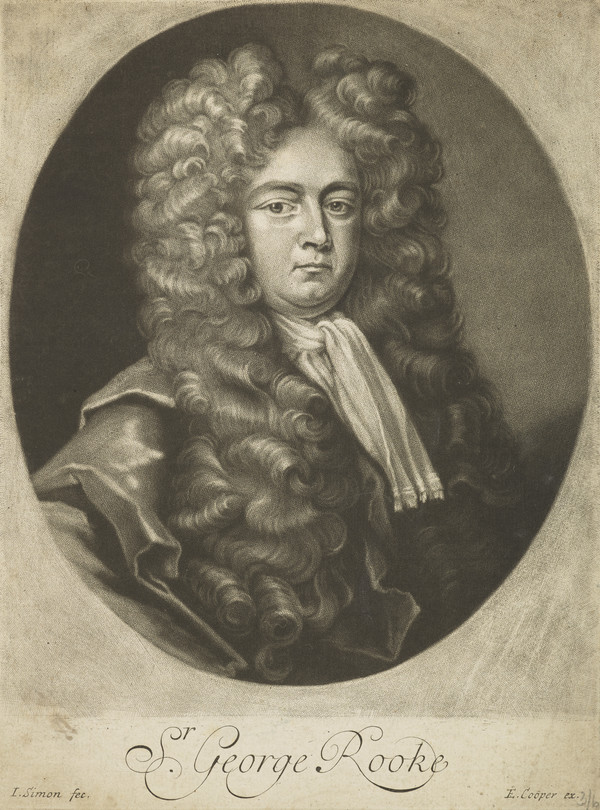 Sir George Rooke, 1650 - 1709. Admiral by John Simon | National ...