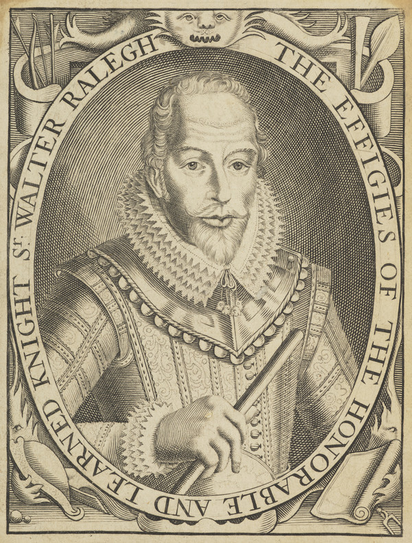 Sir Walter Raleigh, c 1552 - 1618. Naval commander | National Galleries ...