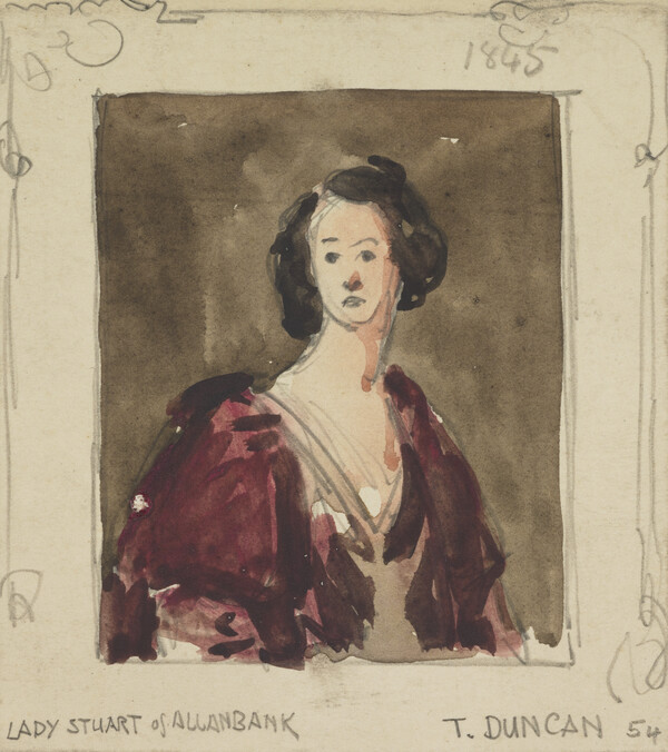 Katherine Monro, Lady Steuart of Allanbank, d. 1868 by Stanley Cursiter | National Galleries of ...