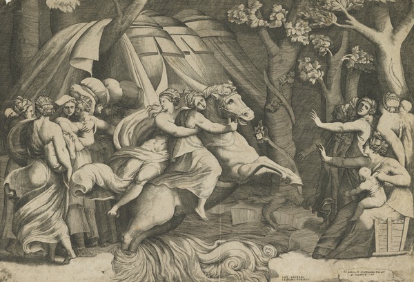 Flight of Cloelia by Giulio Bonasone | National Galleries of Scotland