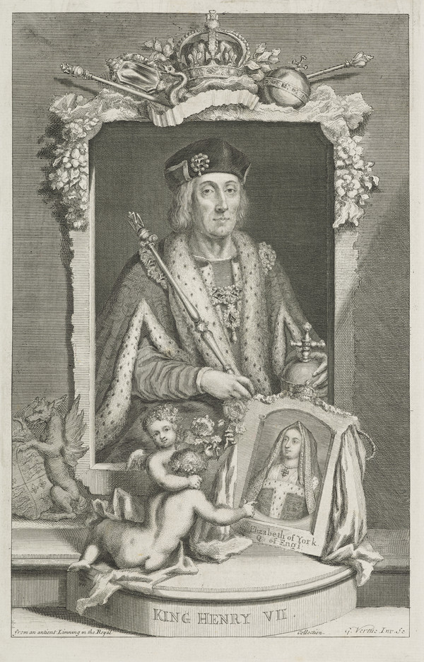 Henry VII, 1457 - 1509. King of England by George Vertue | National ...