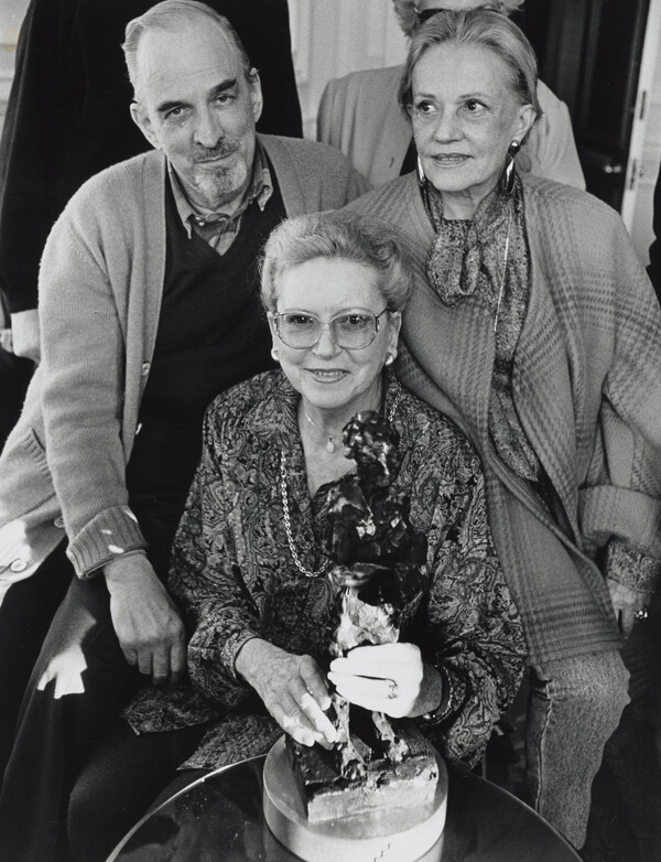 Ingmar Bergman (1918-2007), Jeanne Moreau (1928-2017) and Deborah Kerr ...