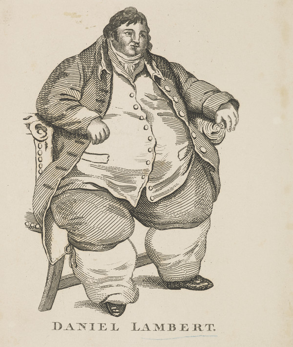 Daniel Lambert, 1770 - 1809. Son of Daniel Lambert, Keeper of Leicester ...