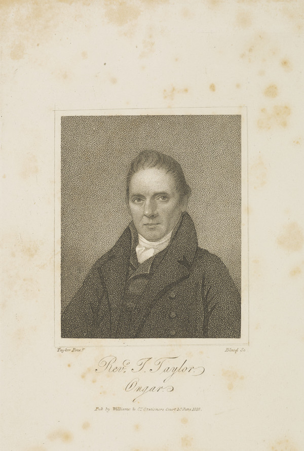 Rev. Isaac Taylor, 1759 - 1829. Engraver and independent minister at ...