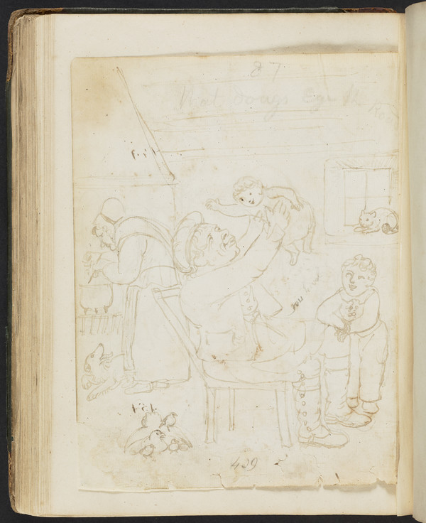 Domestic kitchen scene with family by James Howe | National Galleries ...