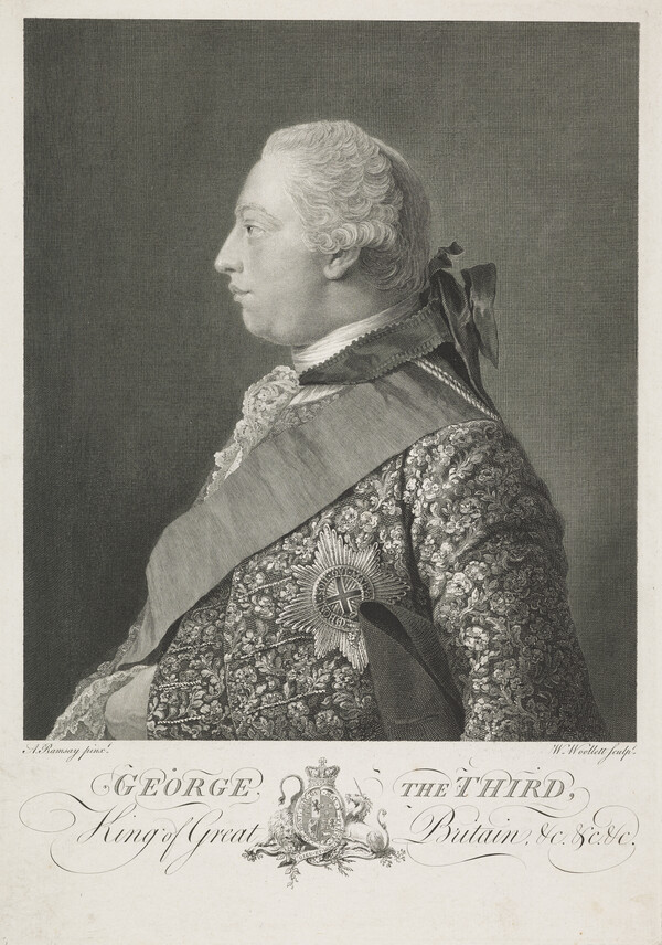 George III, 1738 - 1820. Reigned 1760 - 1820 by William Woollett ...