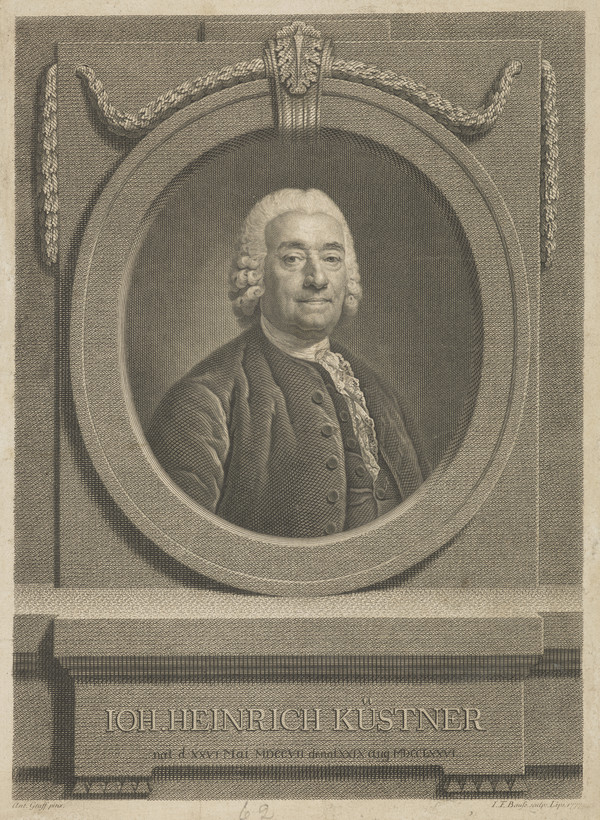 Johann Heinrich Kustner, 1707 - 1776 by Johann Friedrich Bause ...