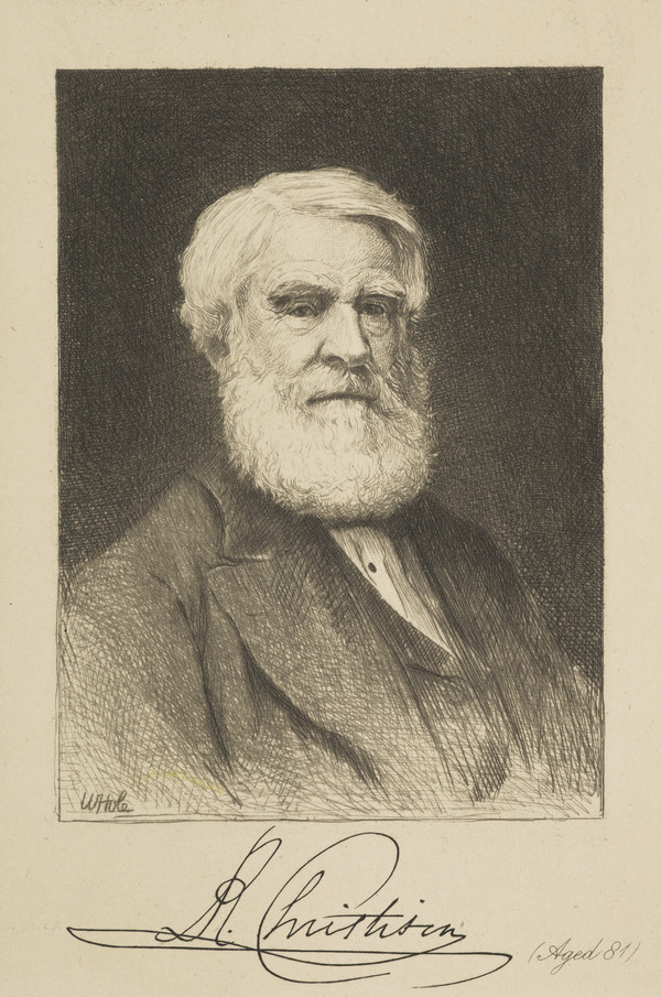 Professor Sir Robert Christison, 1797 - 1882 by William Brassey Hole ...