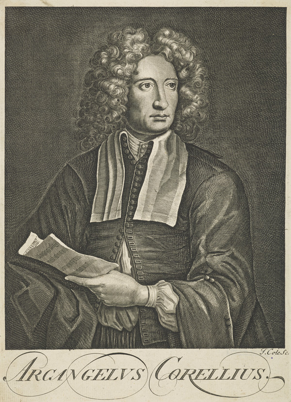Arcangelo Corelli, 1653 - 1713. Italian composer by James Cole ...