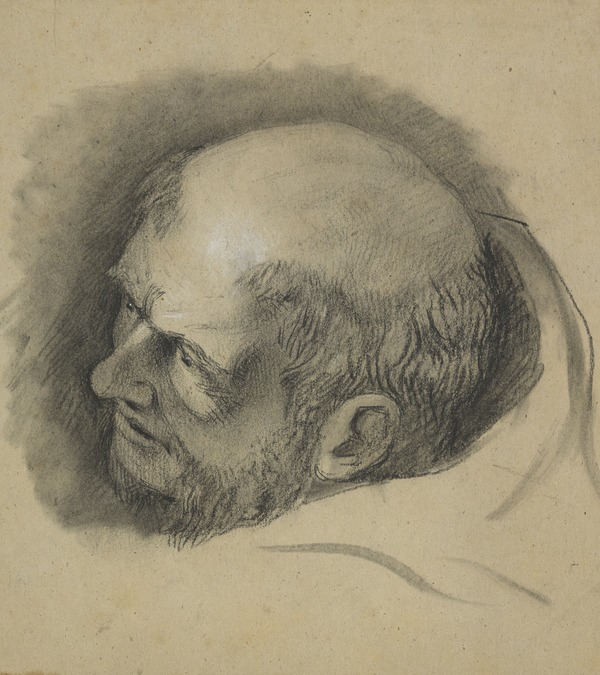 The Head of a Monk. Study for the Painting 'George Wishart ... on his ...
