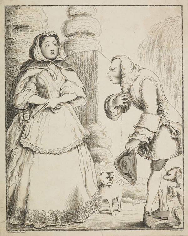 Frontispiece to 'Petries' Rules of Good Deportment' (Allardyce XV) by ...